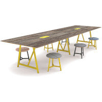 Frovi RELIC Bench Tables - Hunt Office Ireland