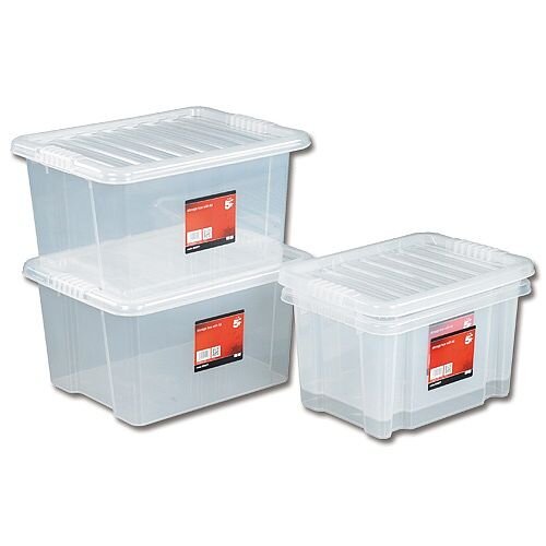 Clear plastic box supplier store
