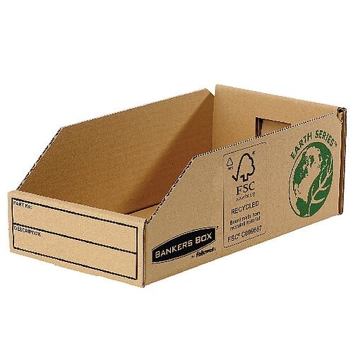 R Kive Earth Corrugated Bin W147mm Pack 50 Hunt Office Ireland