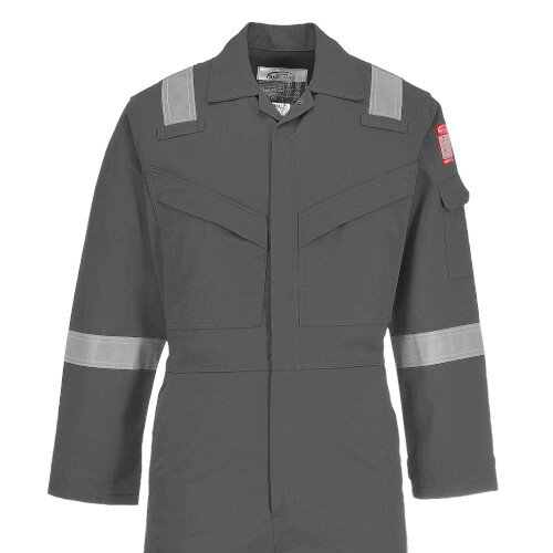 Portwest FR50 FR & Antistatic Coverall Grey XXL (Tall Fit) - Hunt ...