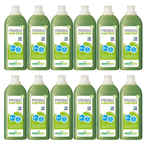 Greenspeed Probio Floor Scrub 1L (Pack of 12) 4003620 - Hunt Office Ireland