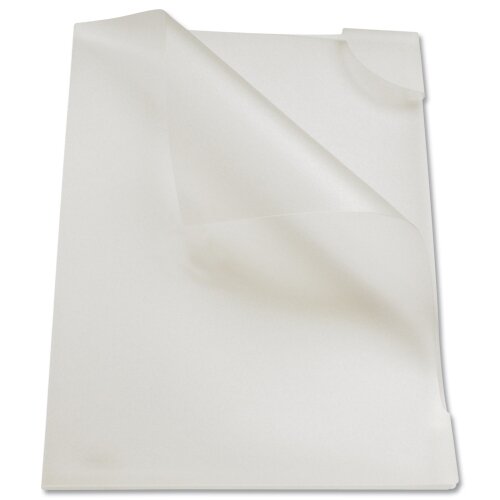 Elba Corner Lock Folder A4 Clear 100206606 Pack 10 - Hunt Office Ireland