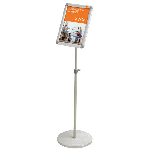 Nobo Clip Frame A4 Information Display Stand Silver 1902383 - Hunt ...