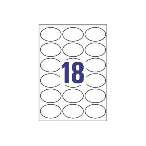 Avery Special Labels Removable Round Ref L6024REV-25 - Hunt Office Ireland