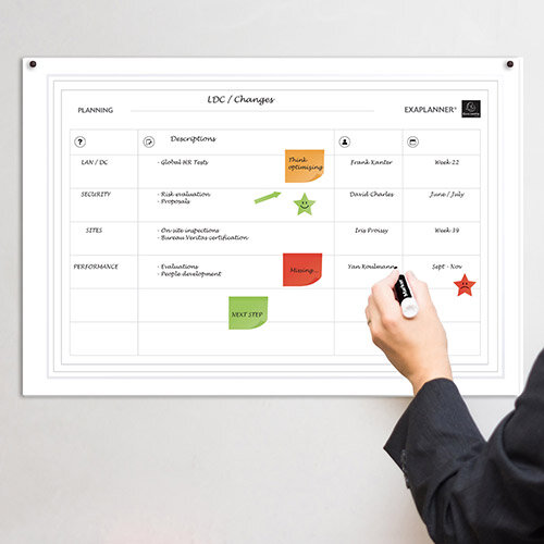 Exacompta Magnetic Team Planner 900x50x590mm Ref 57170E - Hunt Office ...