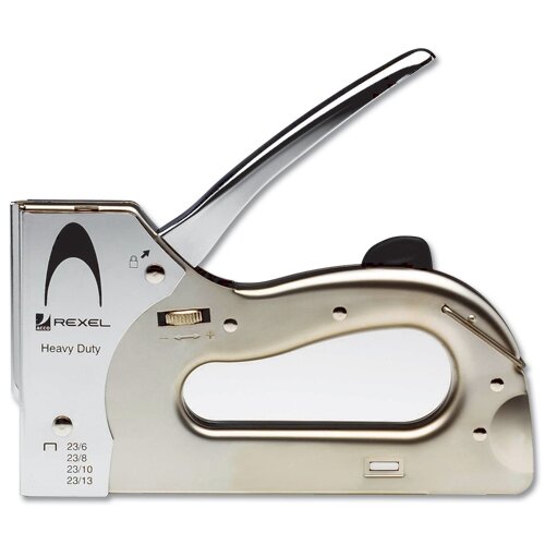 Rexel Heavy Duty Tacker Silver Pack of 1 2101209 - Hunt Office Ireland