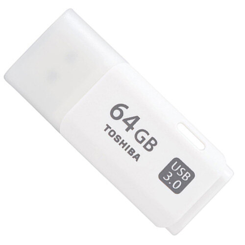 Toshiba TransMemory Memory Stick USB 3.0 64GB White - Hunt Office Ireland