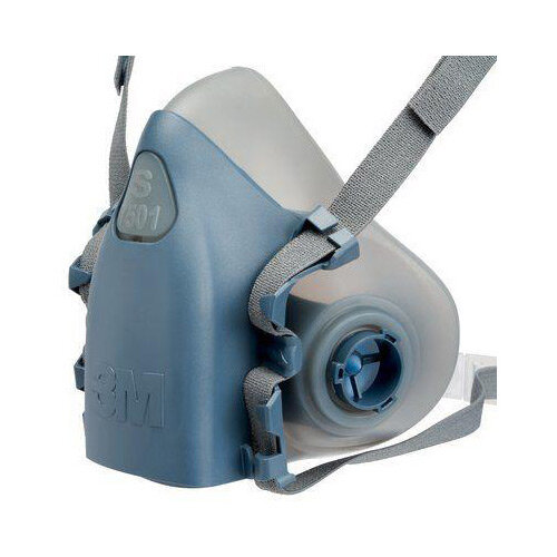 3M 7500 Series 7501 Reusable Half Face Mask Small Grey/Blue - Hunt ...