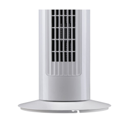 Tower Fan With Timer Oscillating 3-Speed 120 Minute Timer H762mm White ...