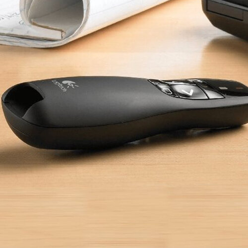 Logitech Wireless Presenter R400 - Presentation remote control - RF ...