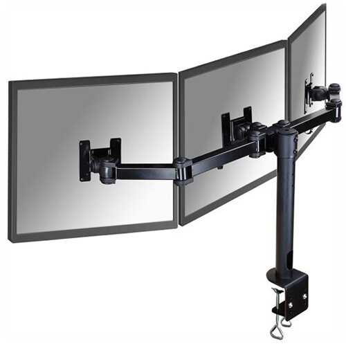 Neomounts by Newstar Tilt/Turn/Rotate Triple Desk Mount (clamp) for ...