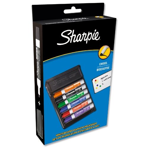 Sharpie Whiteboard Marker Set Eraser With Assorted Bullet Tip Markers ...