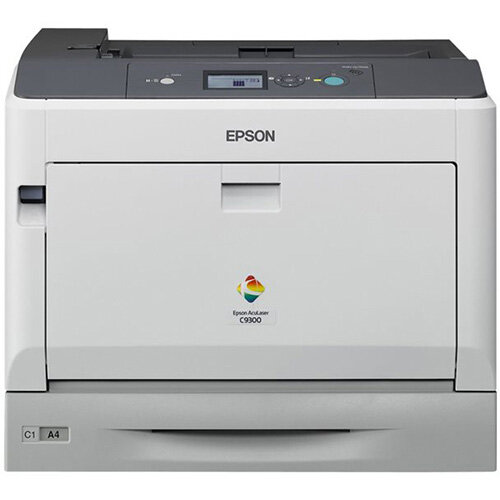 Epson AcuLaser C9300N - Printer - colour - laser - A3/Ledger - 1200 dpi ...