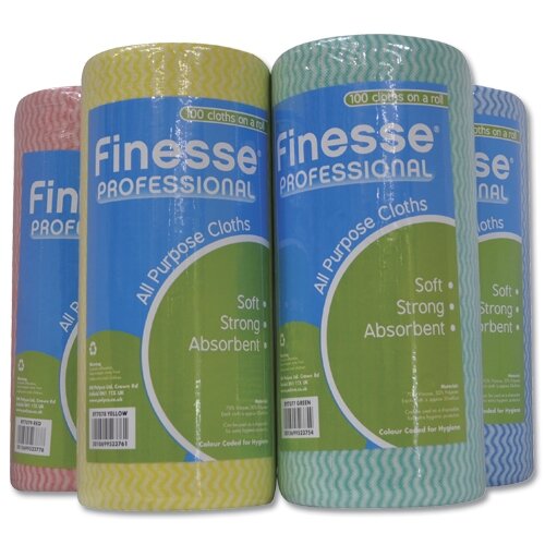 5 Star Professional All-purpose Cloths Roll Pack 100 Blue W230xL500 ...