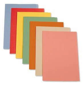 A4 Square Cut Folder Recycled Pre-punched Yellow Pack 100 5 Star - Hunt ...