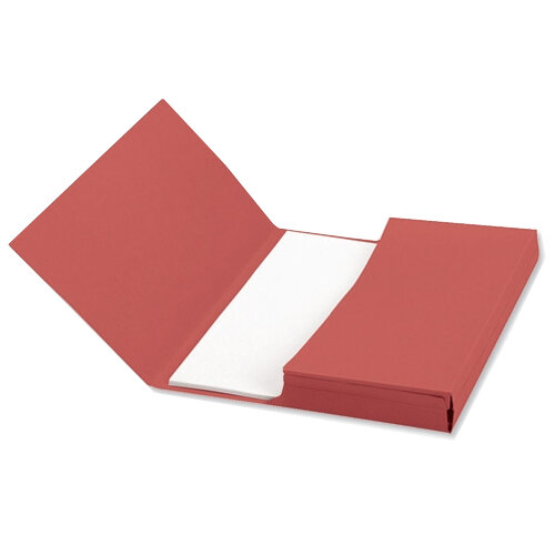 Document Wallet 285gsm Foolscap Red Pack 50 5 Star - Hunt Office Ireland
