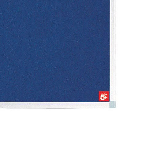 Blue Noticeboard 1200 x 900mm Aluminium Trim with Fixings 5 Star - Hunt ...