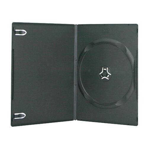 Compucessory DVD Slimline Case 1 Disk Black Polypropylene CCS55315 Pack ...