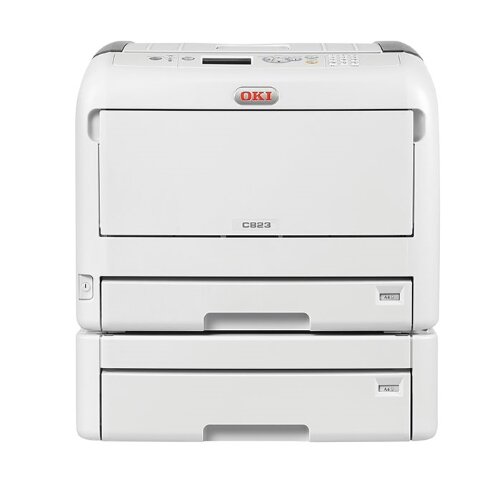 OKI C823dn Colour Laser Duplex Networked Printer A3 - Hunt Office Ireland