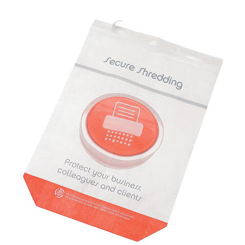 Secure Shredding Sacks Pack of 10 Size WxH : 475x600mm Holds up to 15kg ...