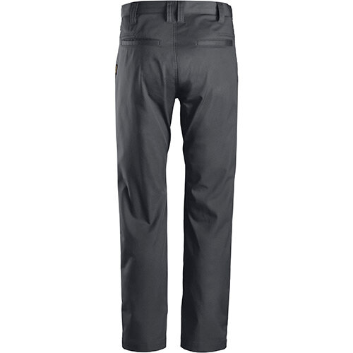 Snickers 6400 Service Trousers Chinos Steel Grey Waist 47" Inside leg ...