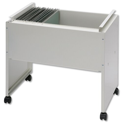Universal Filing Trolley Steel Capacity 120 A4 or Foolscap Files Grey ...