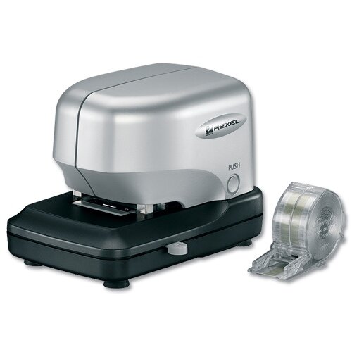 Rexel Stella 30 Electric Stapler Compact Silver-Black - Hunt Office Ireland