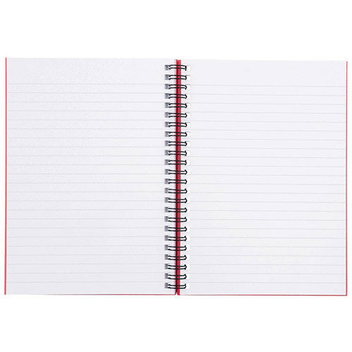 5 Star A5 Wirebound Manuscript Book 160 Pages Red Pack 5 - Hunt Office ...