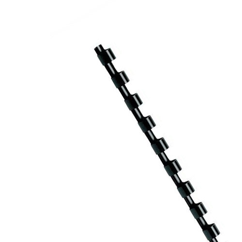 Binding Combs Plastic 21 Ring 35 Sheets A4 6mm Black Pack 100 5 Star - Hunt Office Ireland
