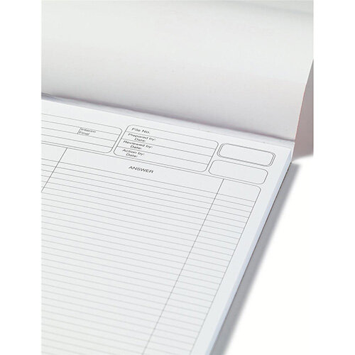 5 Star Office A4 Analysis Pad Query/Answer Accounting 53 Weeks White ...