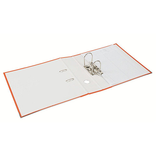5 Star Office A4 Lever Arch File 70mm Orange Pack of 10 - Hunt Office ...