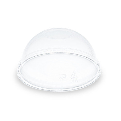 96mm PLA Dome Lid no hole (Pack of 1000) - Hunt Office Ireland