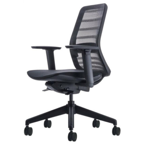 Koplus TONIQUE Ergonomic Posture Black Mesh Task Operator Office Chair ...