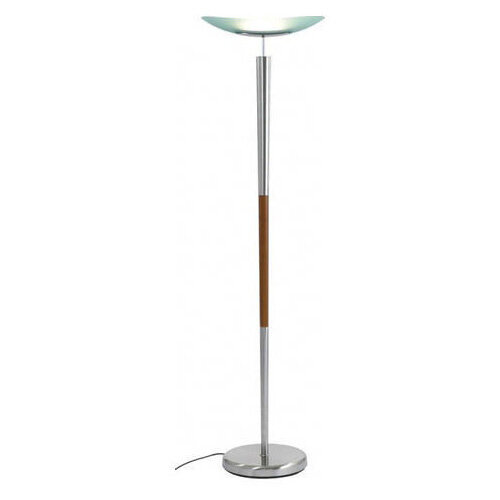 Alba Elys Halogen Uplighter Wood/Metal 200W - Hunt Office Ireland