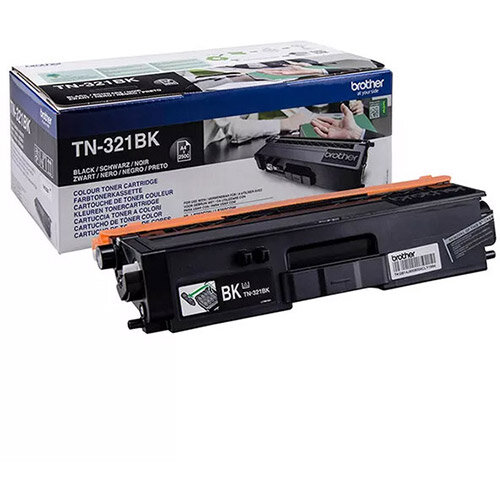 Brother TN321BK Black Laser Toner Cartridge TN-321BK - Hunt Office Ireland