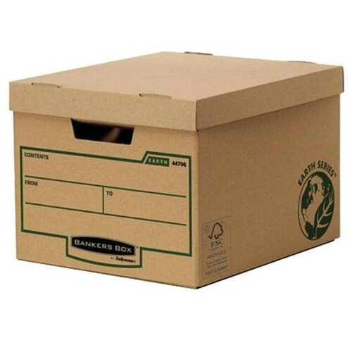 Fellowes Bankers Box Earth Series Standard Storage Box 4470601 Pack 10 ...