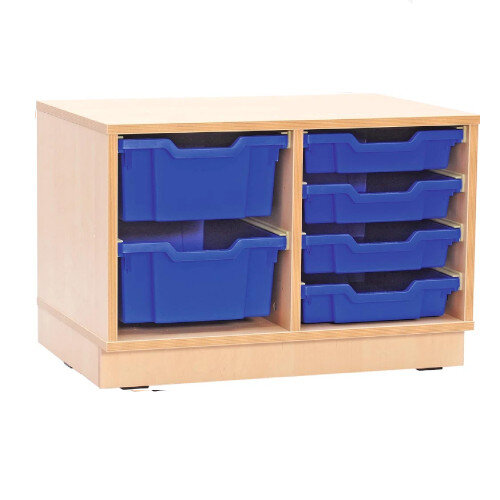 Tray Storage Low Level Cabinet Small For Plastic Containers 8 Shallow ...