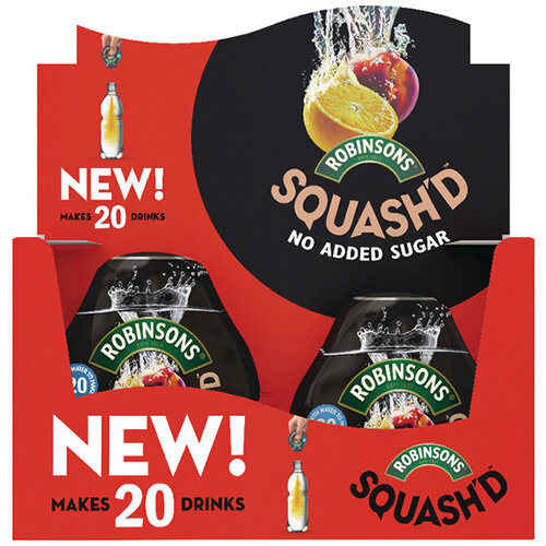 Robinsons Squashd Orange and Peach Dilute Drink Squash 66ml (Pack 1 ...