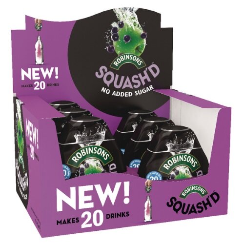 Robinsons Squashd Apple and Blackcurrant Dilute Squash Drink 66ml (Pack ...