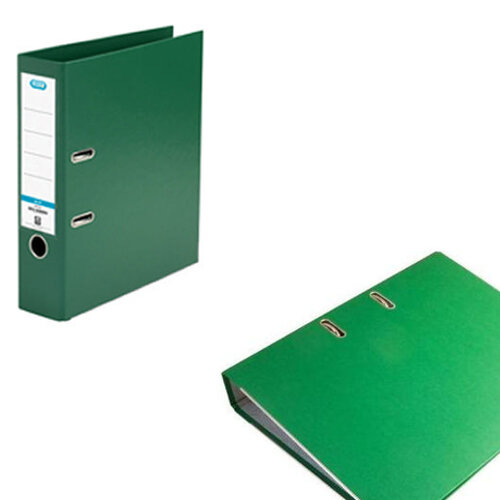 Elba PVC A4 Upright 70mm Green Lever Arch File 100202174 - Hunt Office ...
