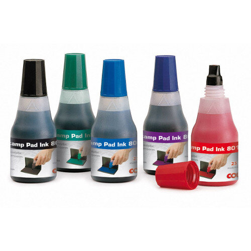 COLOP Stamp Pad ink801 25ml for re-inking stamp pads Pack of 1 - Hunt ...