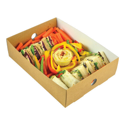 Sandwich Platter Box (450 x 311 x 82mm) (Pack of 25) - Hunt Office Ireland
