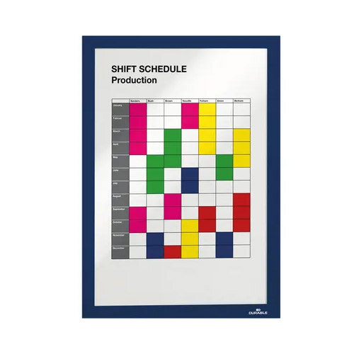 Durable Duraframe Self-Adhesive A4 Blue (Pack of 10) 4882/07 - Hunt ...