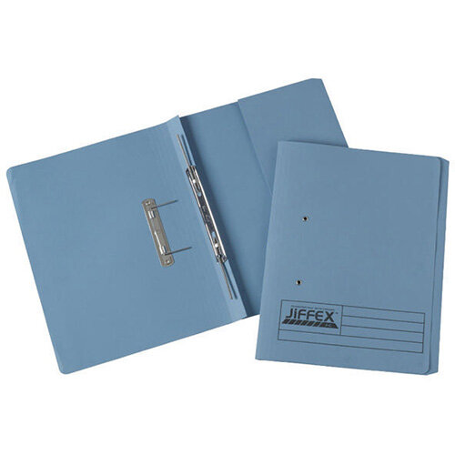 Rexel Blue Jiffex Foolscap Pocket File Pack of 25 - Hunt Office Ireland