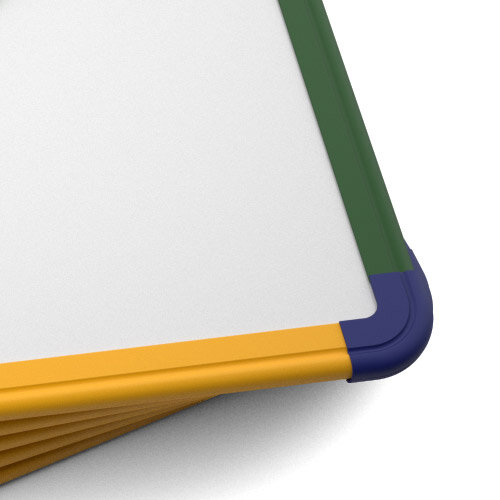 Show-Me A3 Rainbow Framed Magnetic Whiteboard Pack of 5 Mba3/5 - Hunt ...