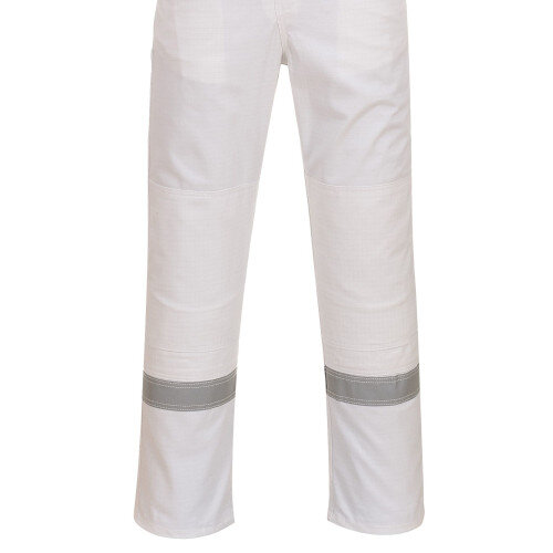 Portwest FR50 FR & Antistatic Coverall White Large (Regular Fit) - Hunt ...