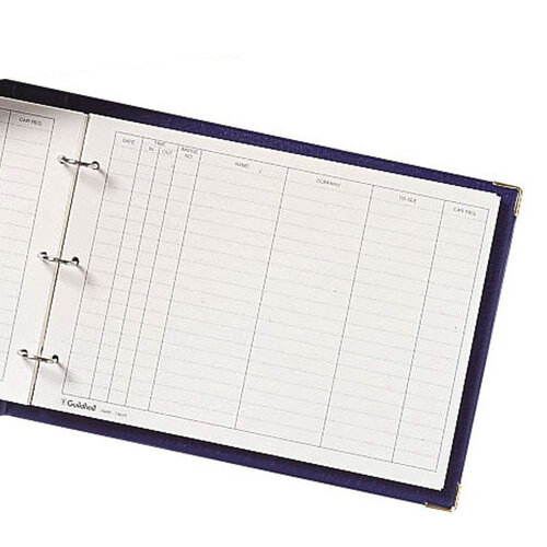 Guildhall Visitors Book Loose-leaf 3-Ring Binder PVC 50 Sheets ...