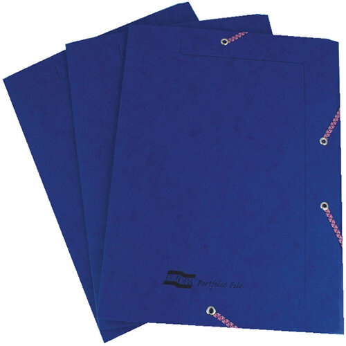 Europa Dark Blue Portfolio File Pack of 10 - Hunt Office Ireland