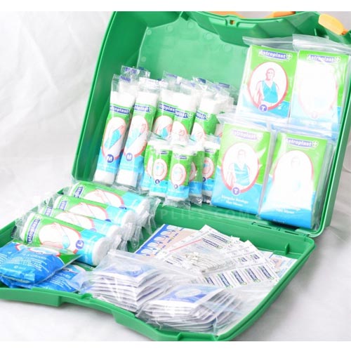 Astroplast Green Box BS-8599-1 Large Up to 20 People First Aid Kit with ...