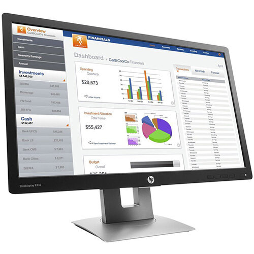 HP EliteDisplay E232 23 inch Monitor M1N98AA - Hunt Office Ireland